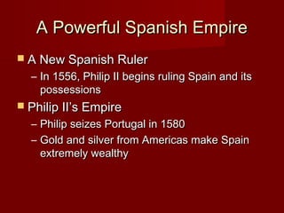 21 1 spain’s empire and european absolutism | PPT