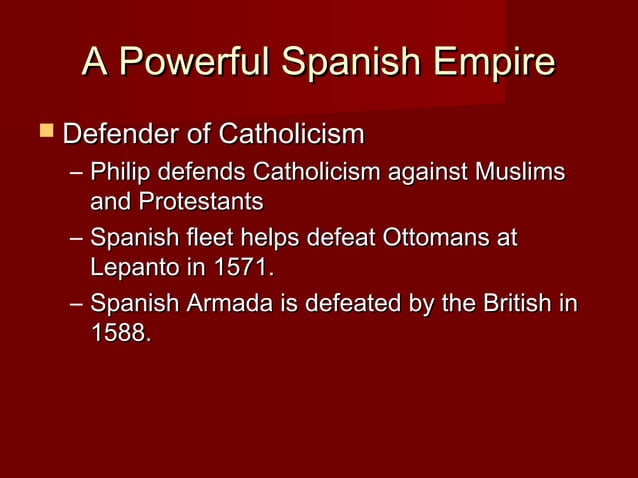 21 1 spain’s empire and european absolutism | PPT