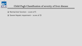 Effects of liver diseases on pharmacokinetics | PPTX