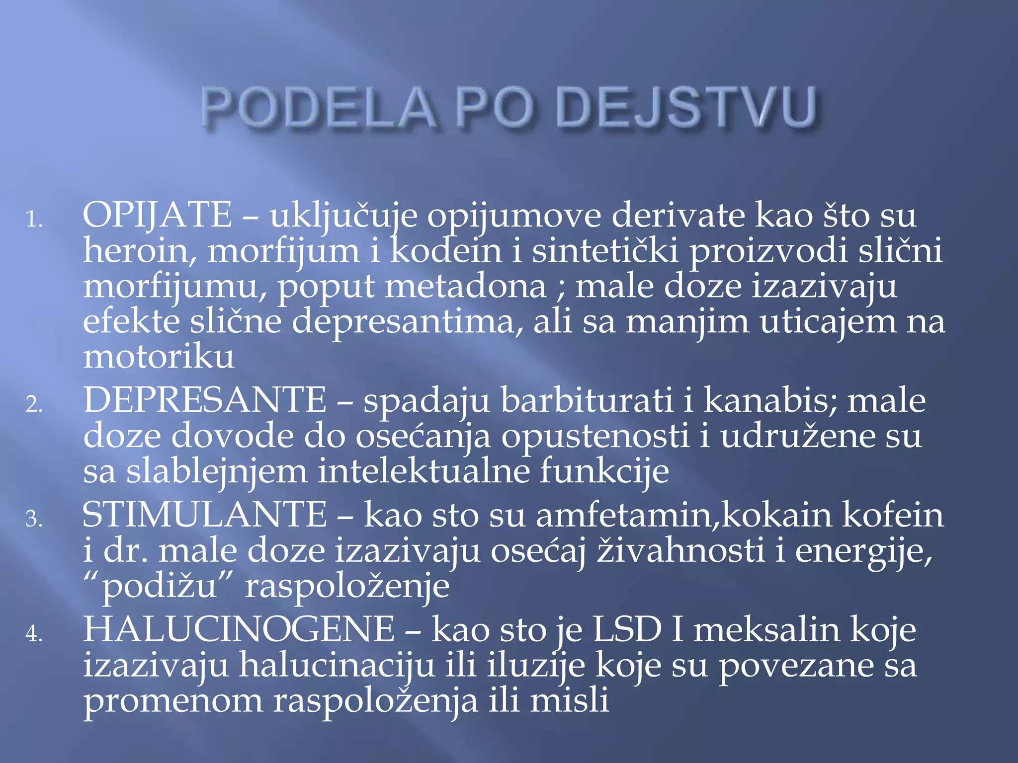 Narkomanija | PPTX