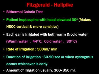 Evaluation of vertigo | PPT