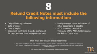 8 Key points from the CAA's updated guidance on Refund Credit Notes | PPTX