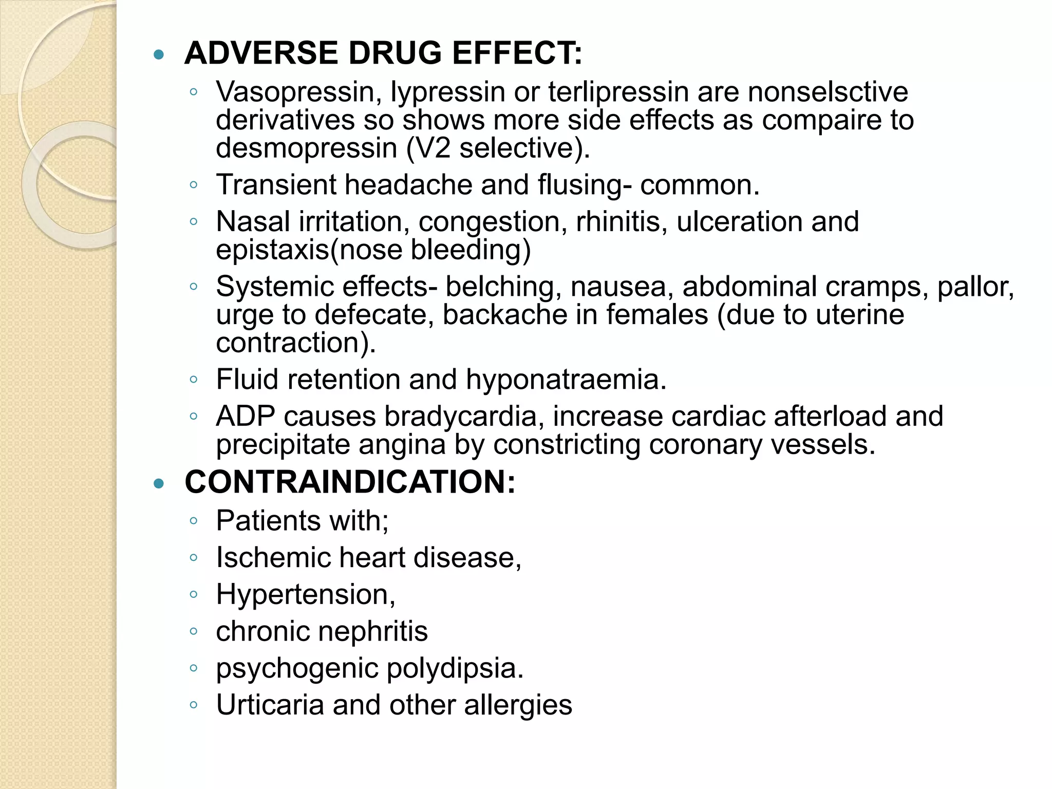 Antidiuretic Drugs | PPTX