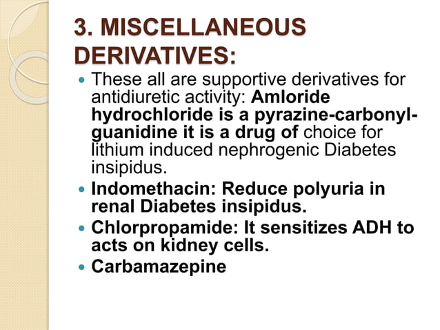 Antidiuretic Drugs | PPT