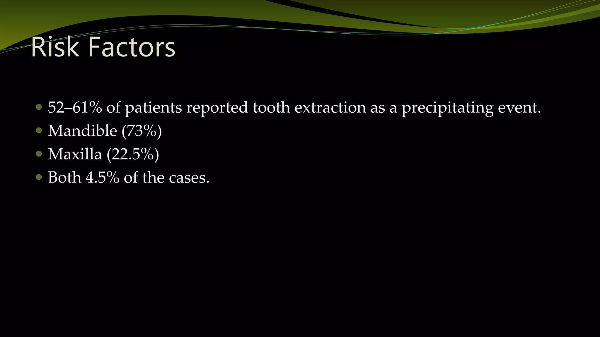 Osteonecrosis of the Jaws (BRONJ, MRONJ) | PPTX