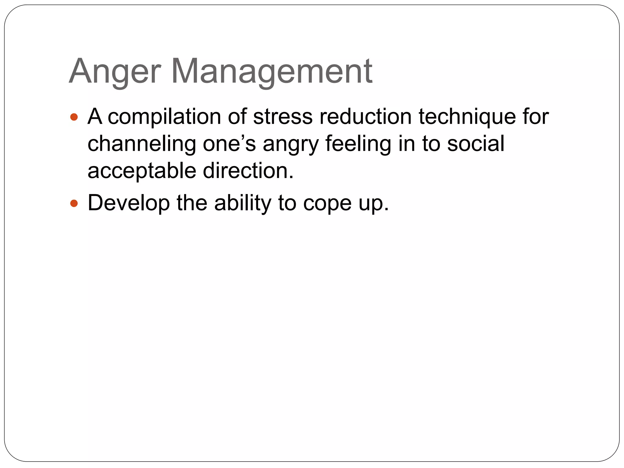 ANGER MANAGEMENT | PPTX