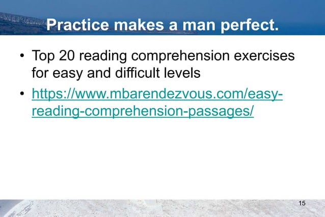 Functional English 23. Reading Comprehension, Precis Writing. Code 0073 | PPT