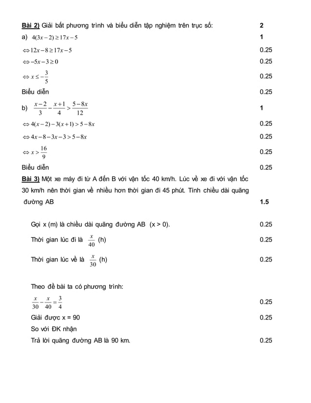 Đề Thi HK2 Toán 8 - THCS Phú Mỹ | DOC