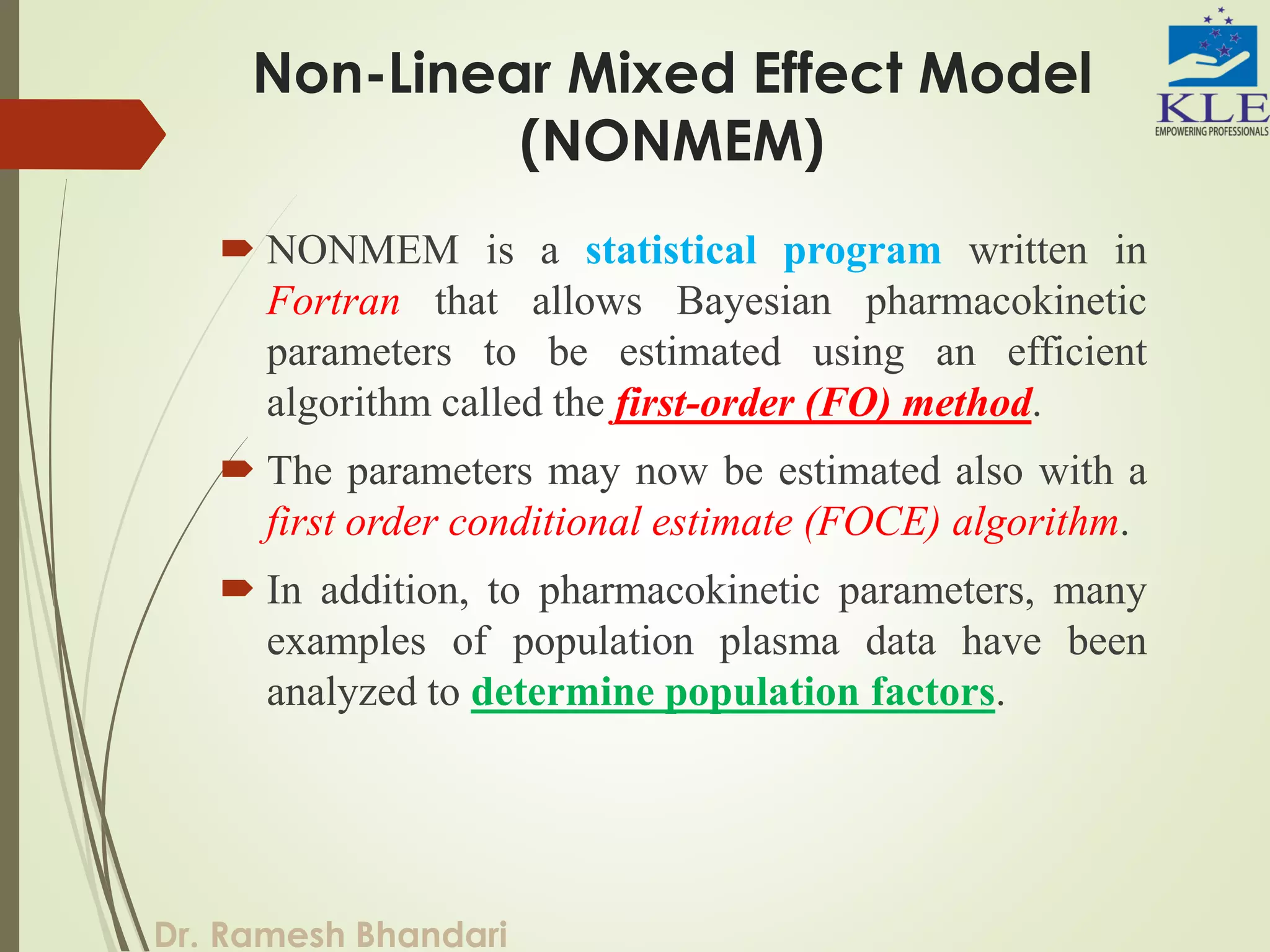 Population pharmacokinetics | PDF