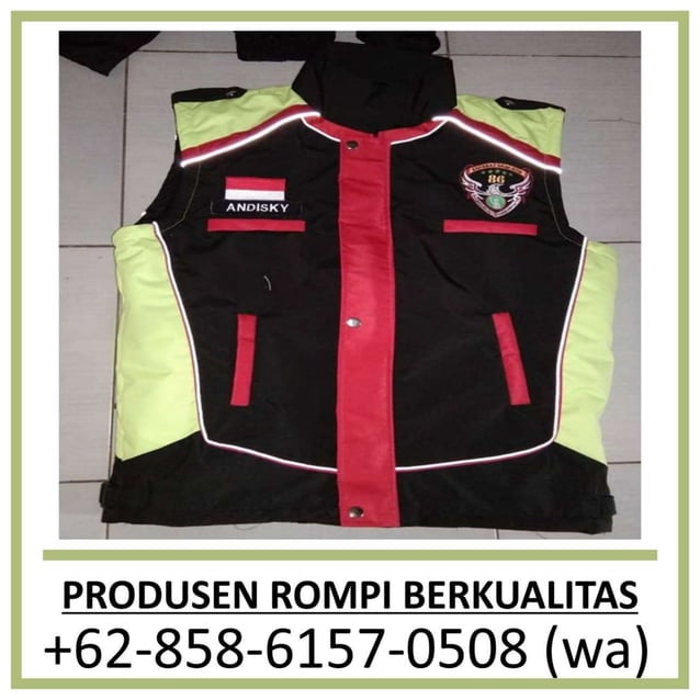 Pembuatan Rompi Untuk Komunitas | PPTX