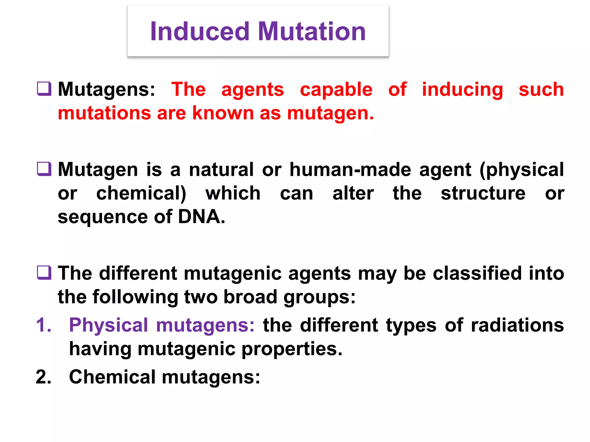 21. Mutation Breeding in crop improvement | PPTX