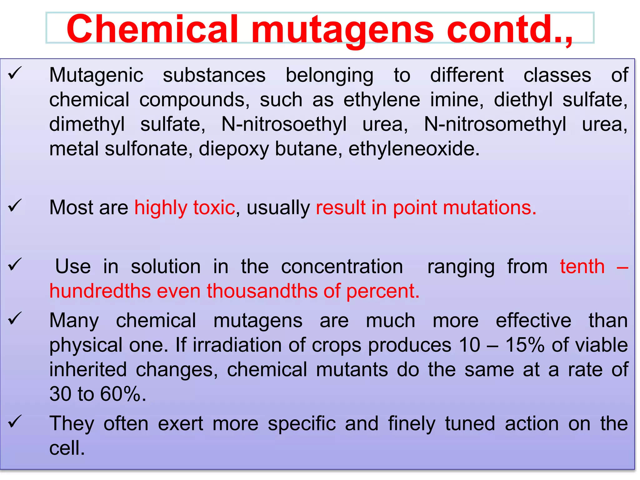 21. Mutation Breeding in crop improvement | PPTX