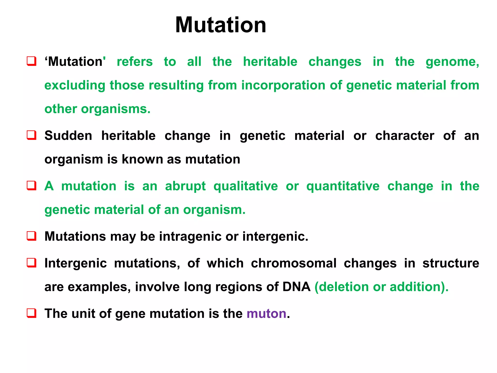 21. Mutation Breeding in crop improvement | PPTX