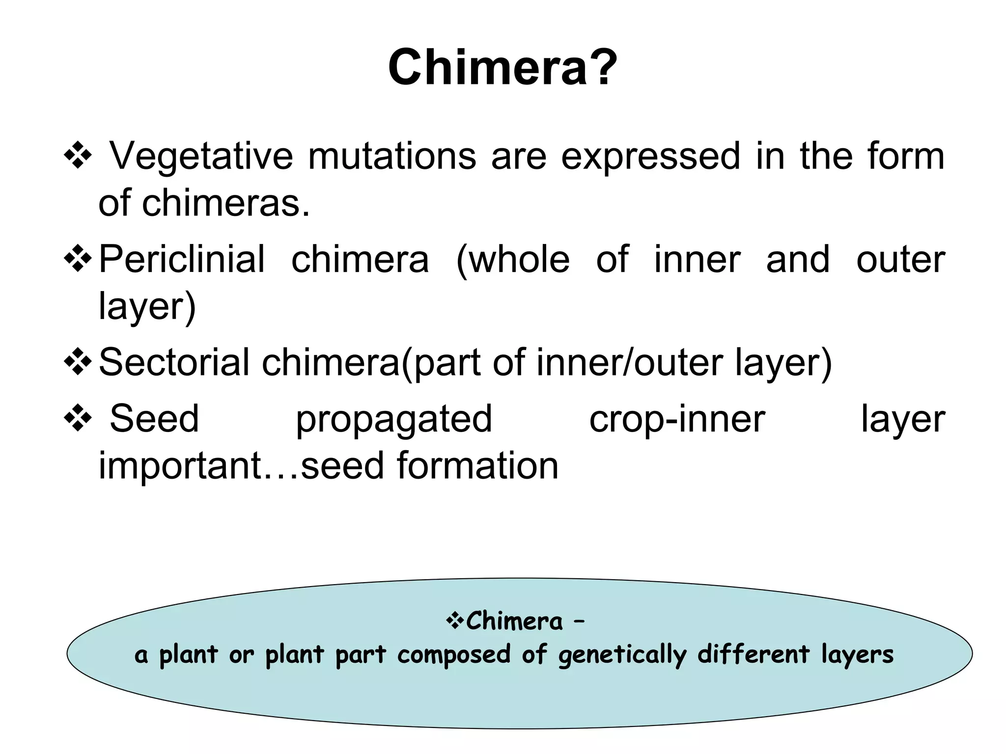 21. Mutation Breeding in crop improvement | PPTX
