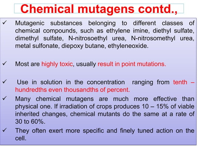21. Mutation Breeding in crop improvement | PPTX