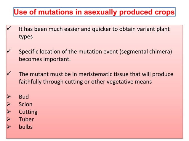 21. Mutation Breeding in crop improvement | PPTX