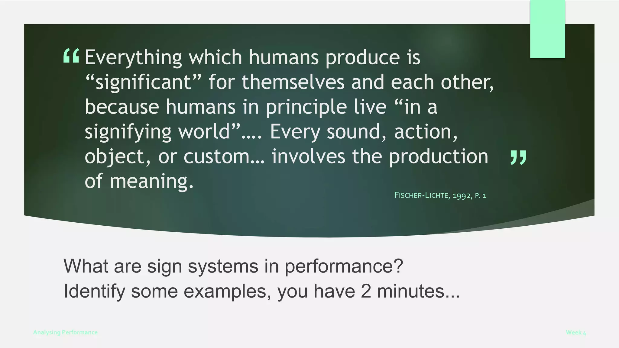 21.02.22 Analysing Performance - Nexus of the four strands | PPT