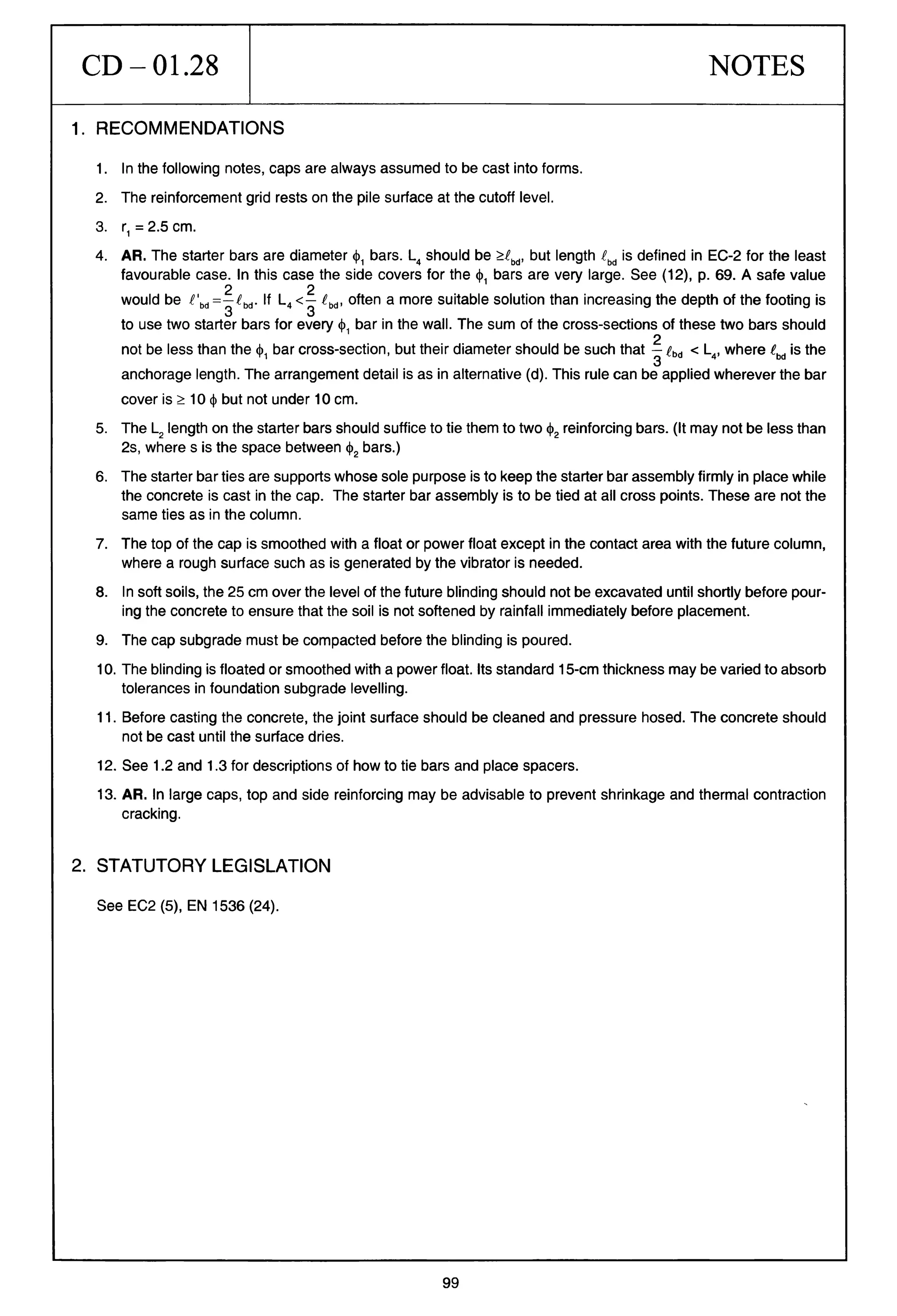 Manual for Detailing Reinforced Concrete Structures to EC2 | PDF