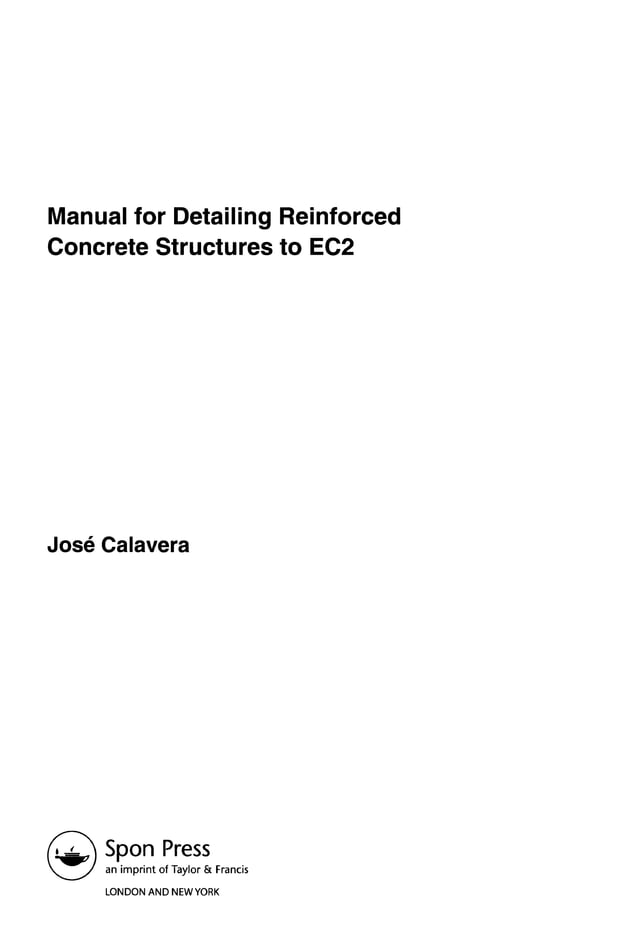 Manual for Detailing Reinforced Concrete Structures to EC2 | PDF
