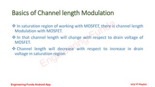 Channel length Modulation | PDF