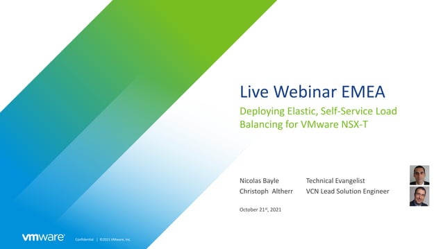 Deploying Elastic Self-Service Load Balancing | PPT