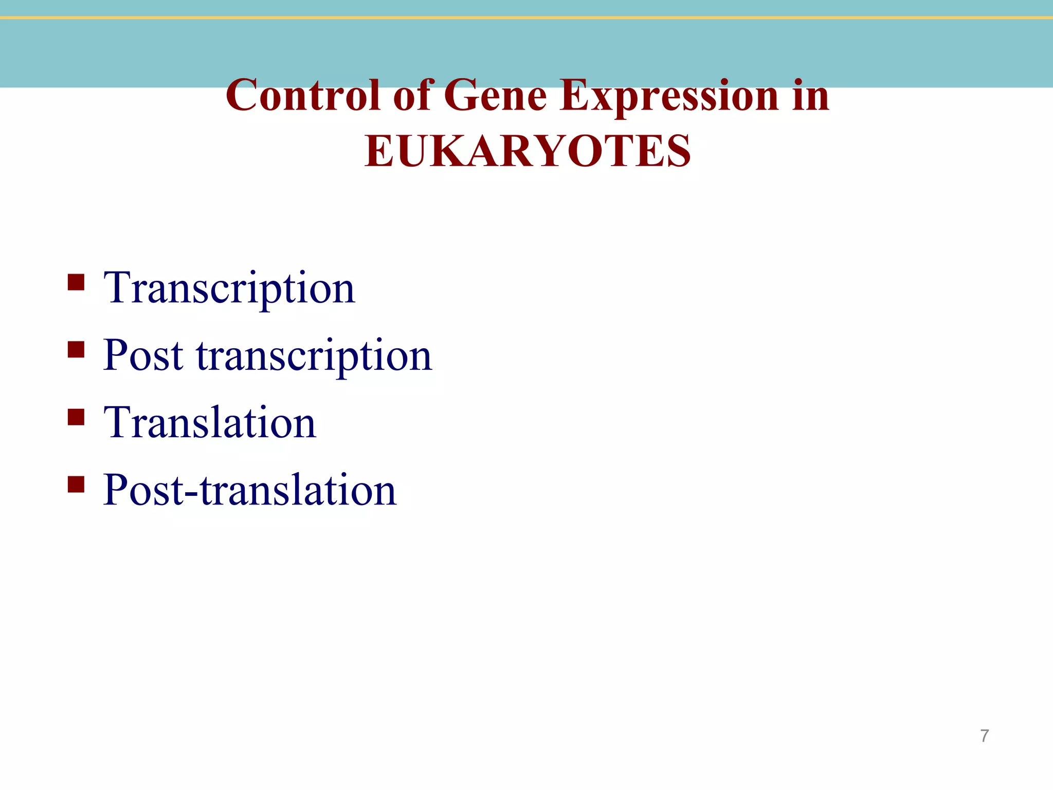21.. gene expression.ppt | Genetics | Science