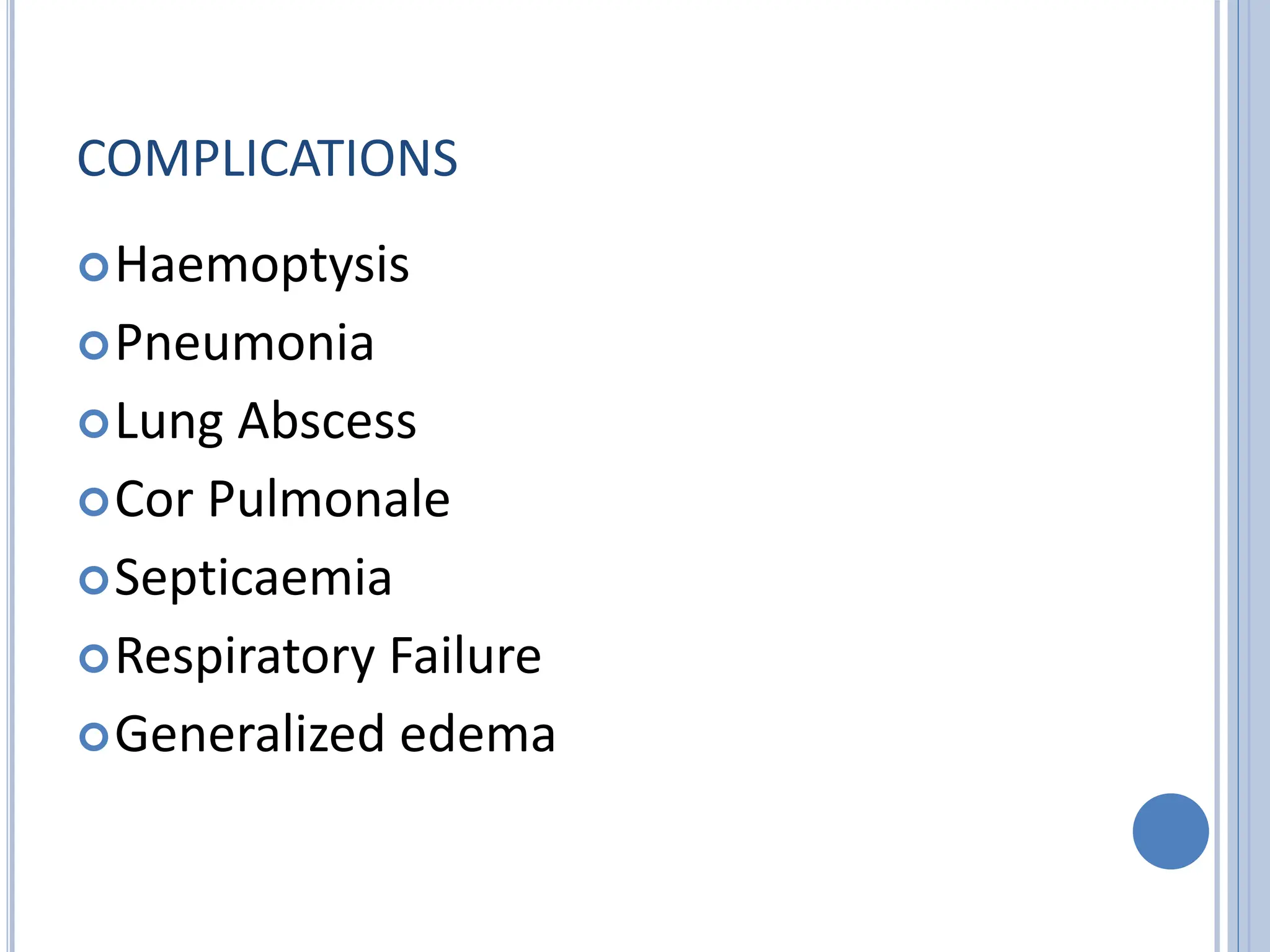21.BRONCHIECTASIS.pptx mbbss respiratory | PPTX