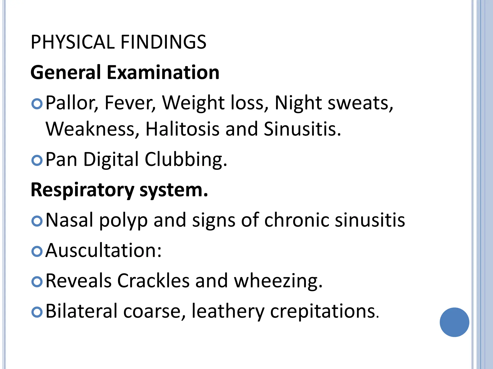 21.BRONCHIECTASIS.pptx mbbss respiratory | PPTX