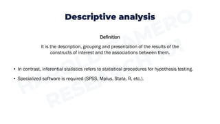 Research 101: Descriptive Quantitative Analysis | PDF | Business and ...