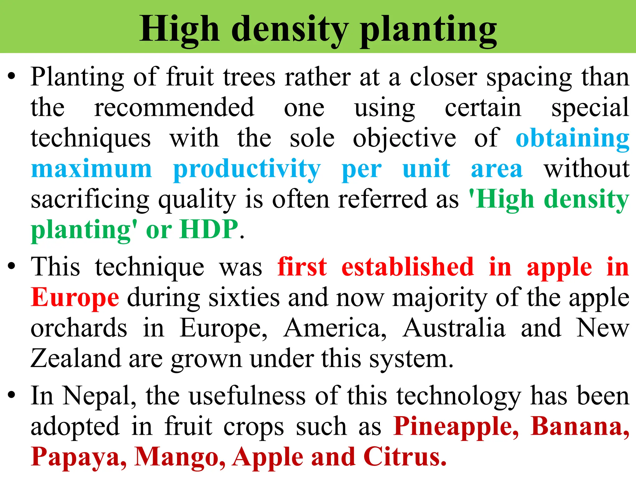 21. Highdensity planting, multistoried cropping and multiple cropping.pptx