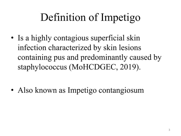Neonatal Impetigo for Paediatrics and Neonates | PPTX | Skin and ...