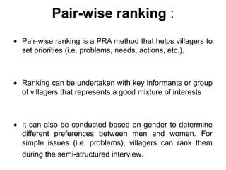 Preference Ranking for community Research | PDF
