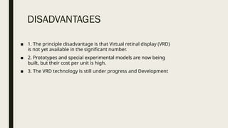 Exploring Screenless Displays: The Future of Visual Technology | PPTX
