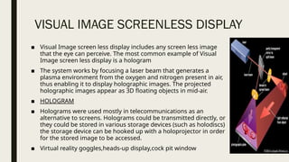 Exploring Screenless Displays: The Future of Visual Technology | PPTX
