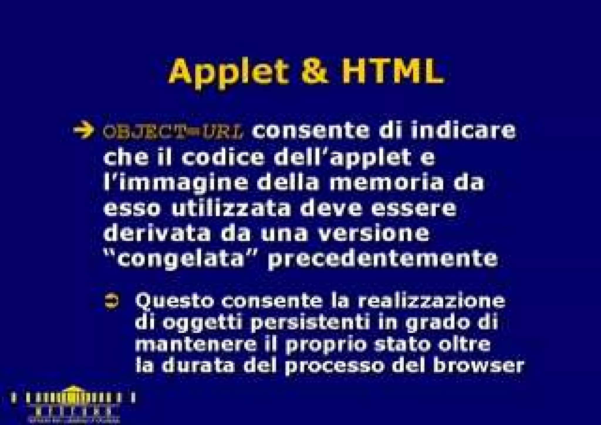 Lezione 21 Java - Applet | PDF