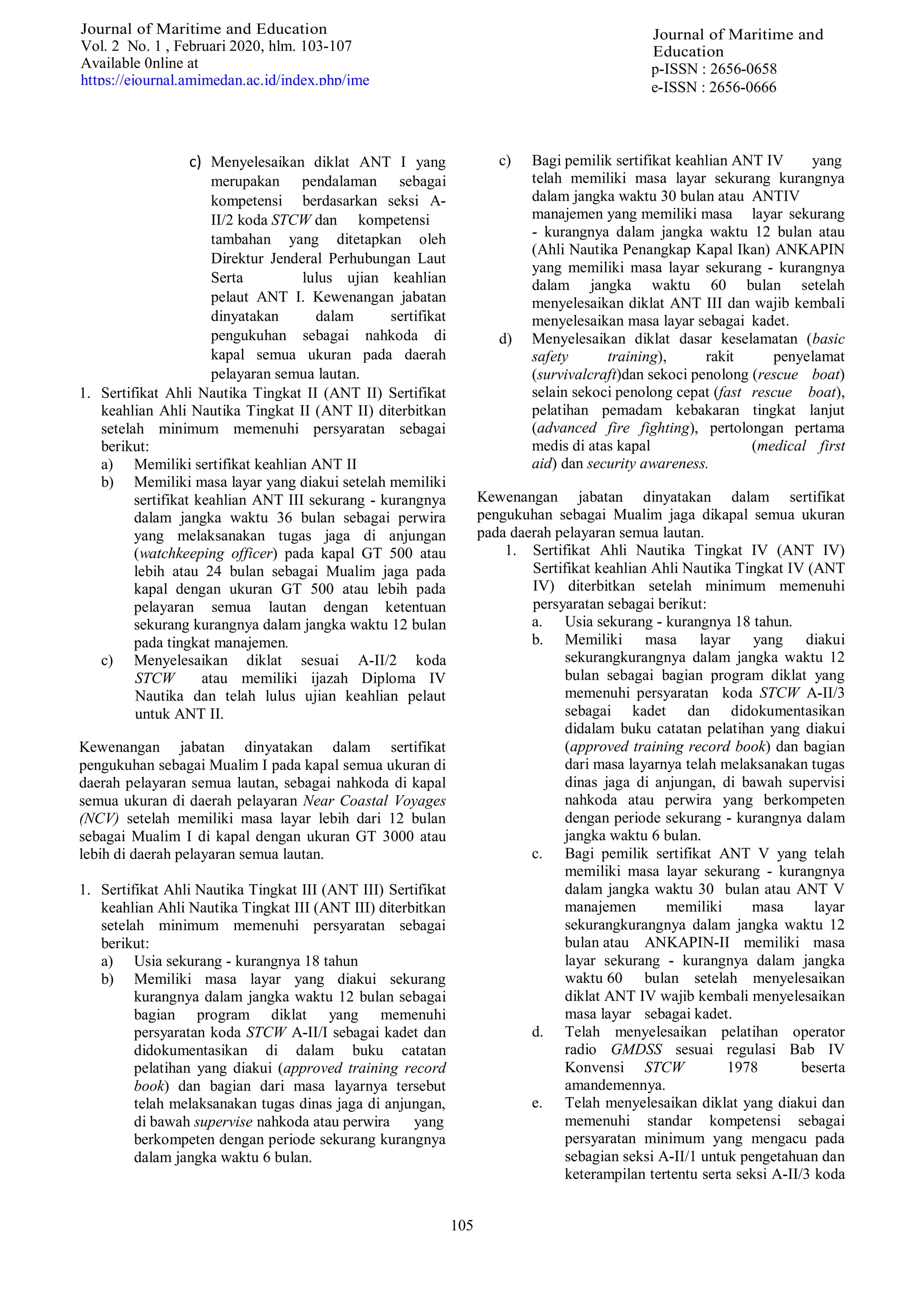 Proses penerbitan Certificate Of Competency dan Certificate Of Proficiency | PDF