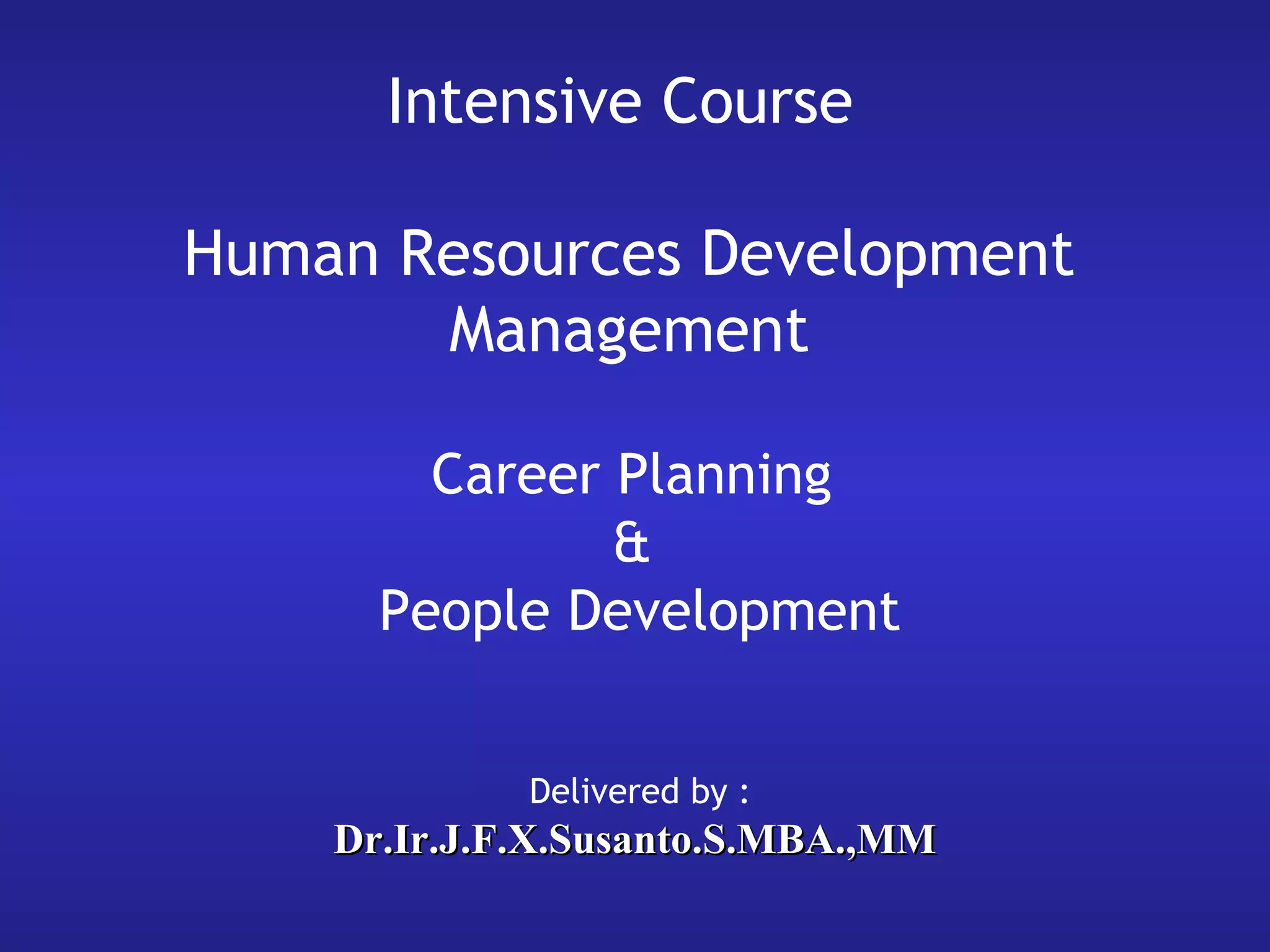 21 career-planning-people-development | PPT