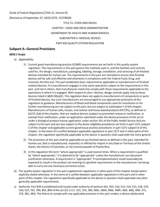 21 cfr-part-820 | PDF