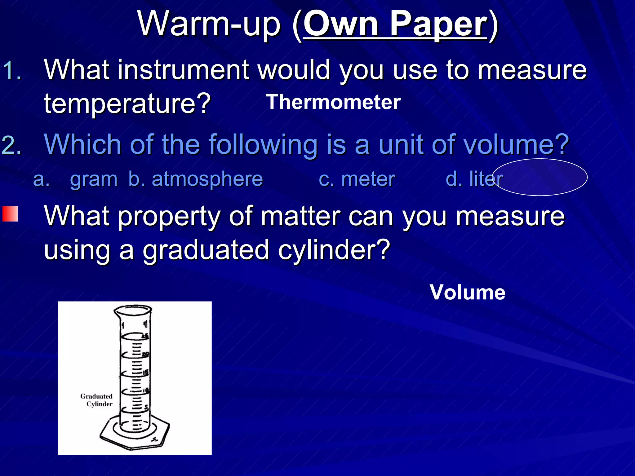 2-1 Classifying Matter | PPT