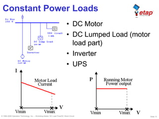 ETAP - dc lf and dc sc | DC Load Flow & DC short-Circuit | PDF