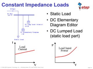 ETAP - dc lf and dc sc | DC Load Flow & DC short-Circuit | PDF