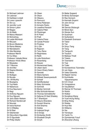 Dove press 2013 peer reviewers | PDF