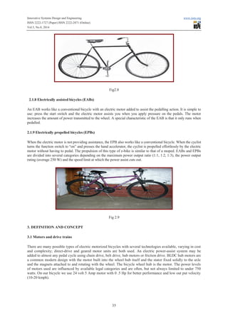 Design and fabrication of dual chargeable bicycle | PDF