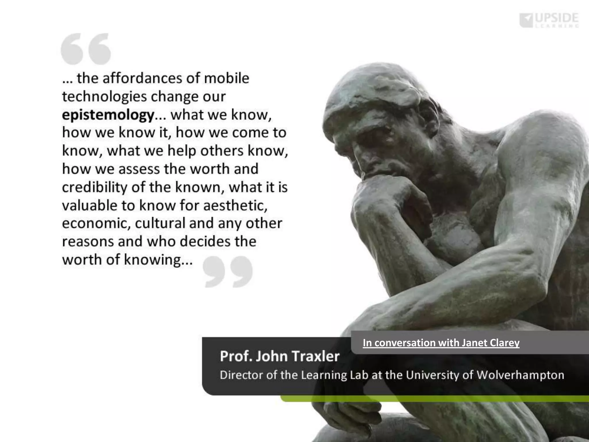 21 Inspiring Quotes & Thoughts On Mobile Learning | PPT
