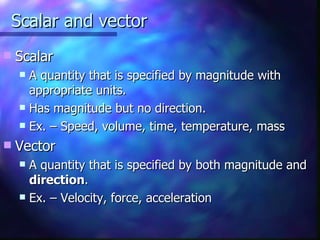 2-1 Intro To Vectors | PPT