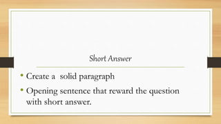 Objective Types Items | PPT