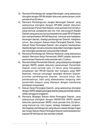 Pedoman Penilaian Dokumen Perencanaan Pembangunan Daerah (Rencana Pembangunan Jangka Menengah ...