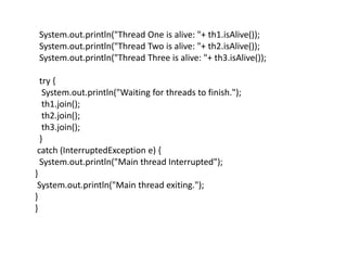 21 multi threading - iii | PPT