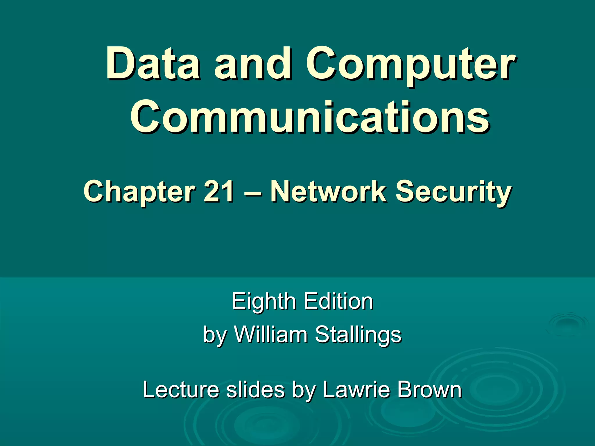 Network Security Ppt