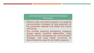 ORAL HEALTH PROGRAM – A CASE STUDY FROM US | PPTX